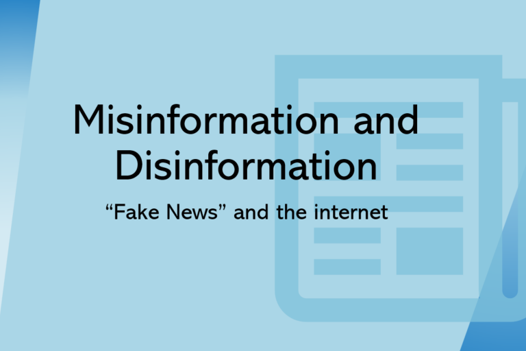 Misinformation and Disinformation Powerpoint